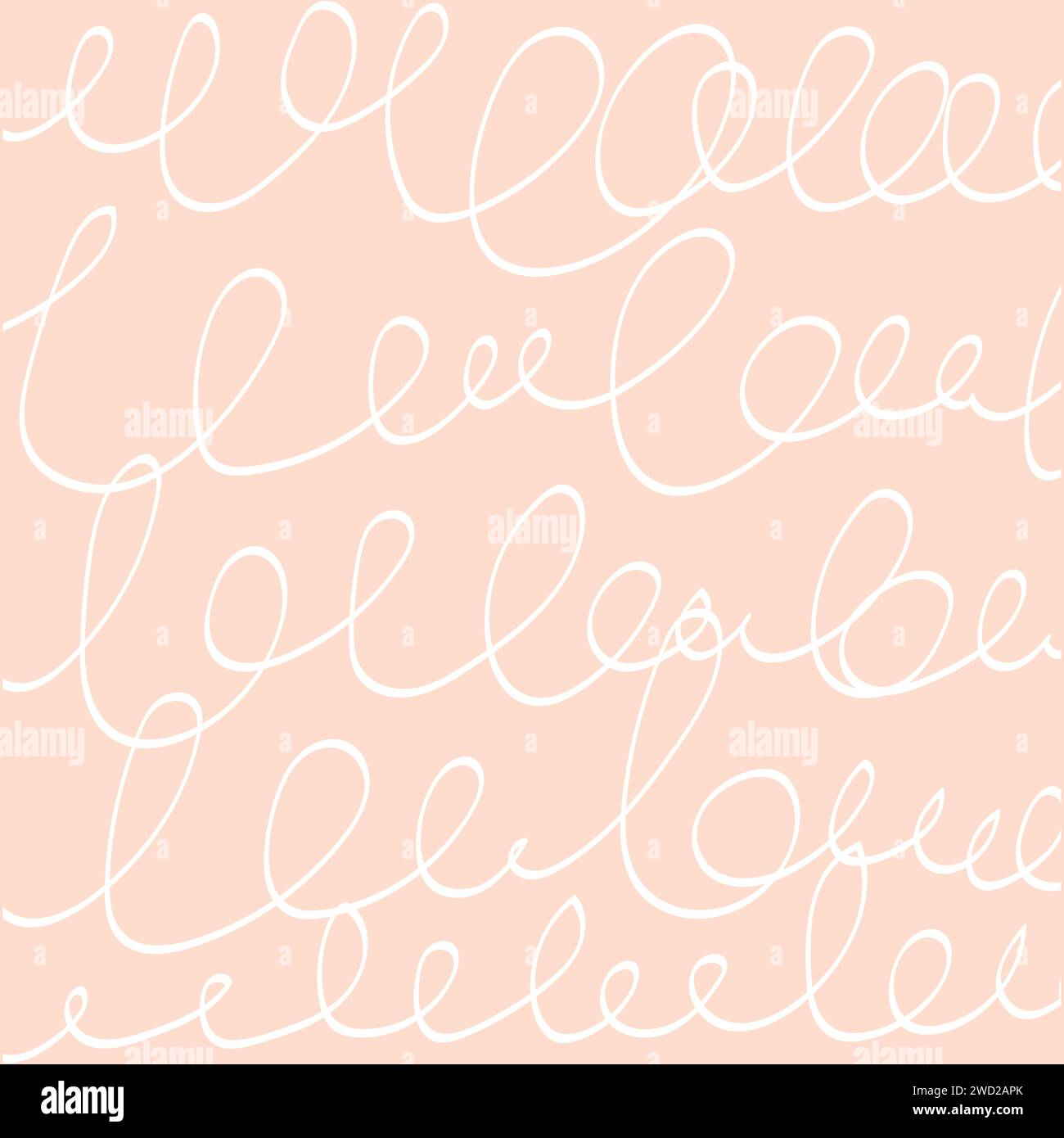 Hand drawn cute squiggle grid. doodle beige, pink, white, pale wavy ...