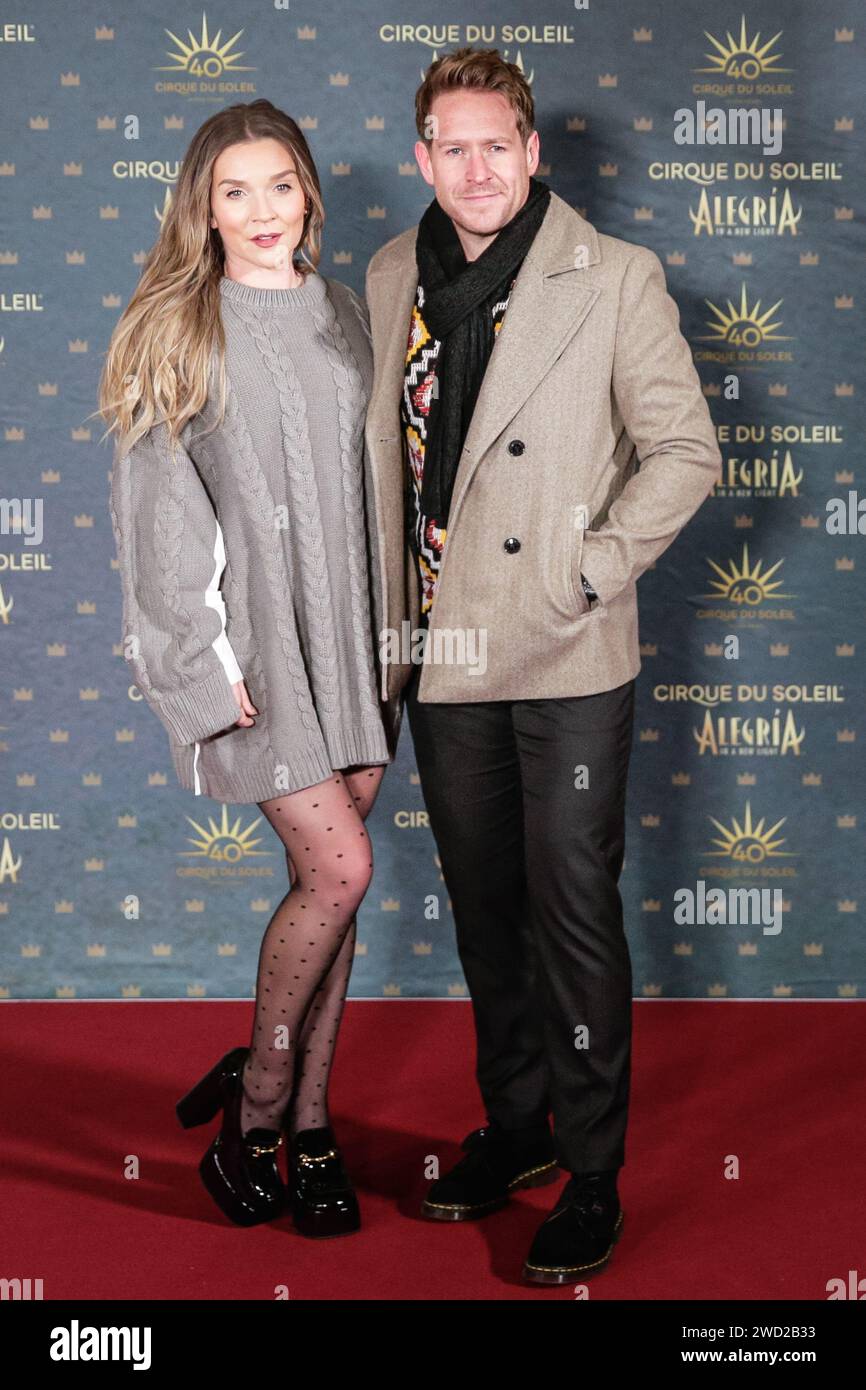 London, UK. 17th Jan, 2024. Candice Brown Nicky Mercer arriving for the ...