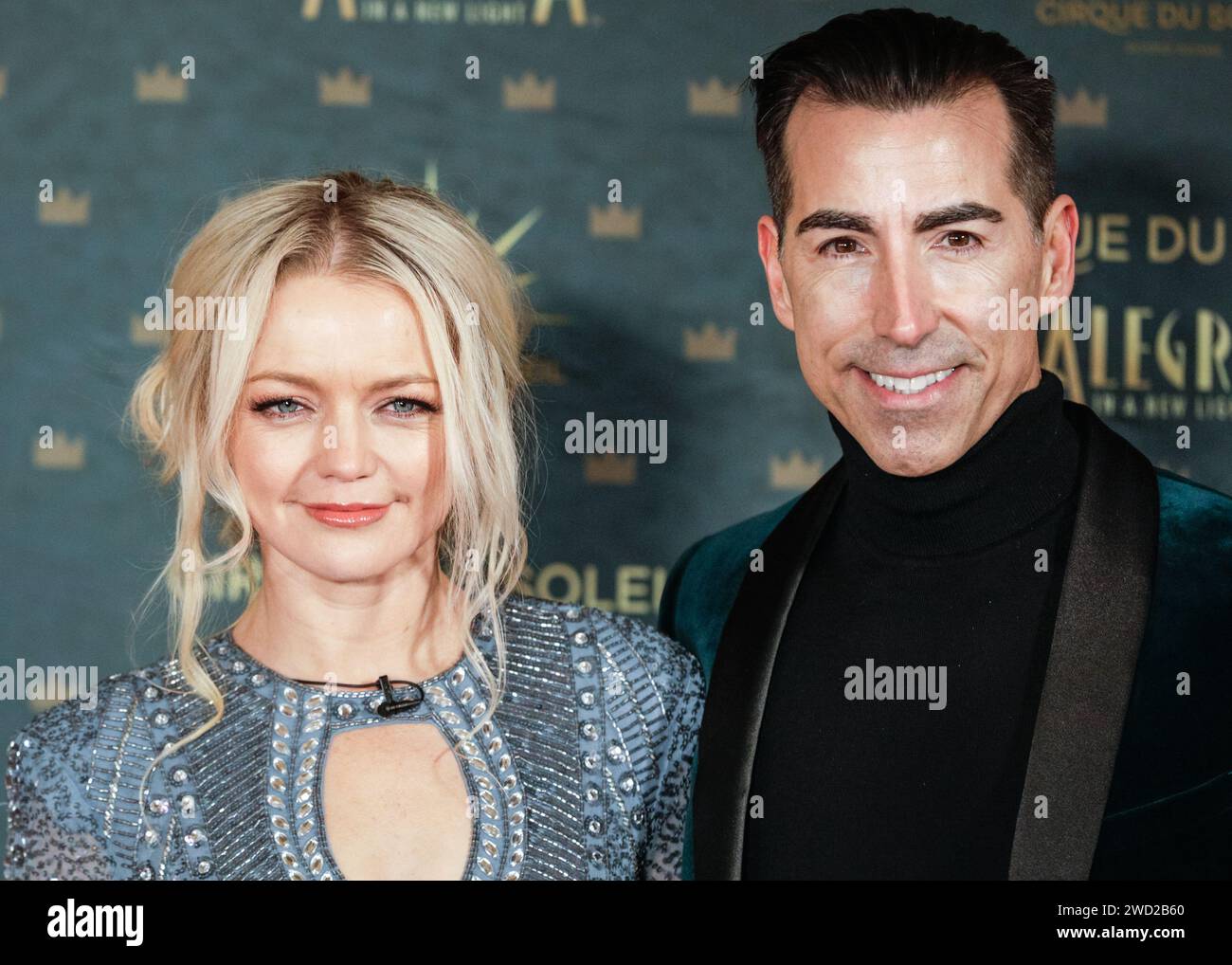 London, UK. 17th Jan, 2024. Hannah Spearritt and Andy Buchanan arriving ...