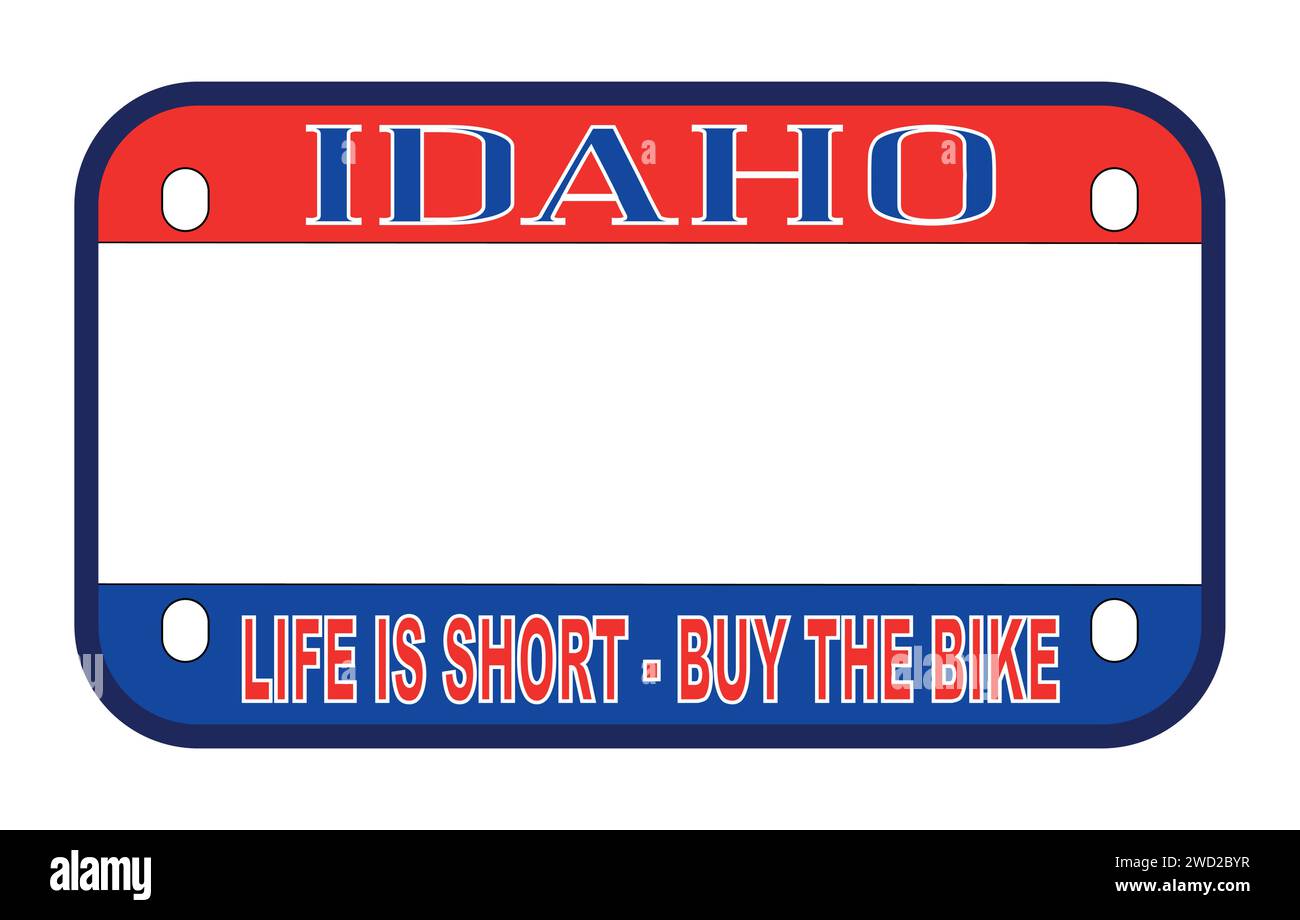 Bike number plate Stock Vector Images - Alamy