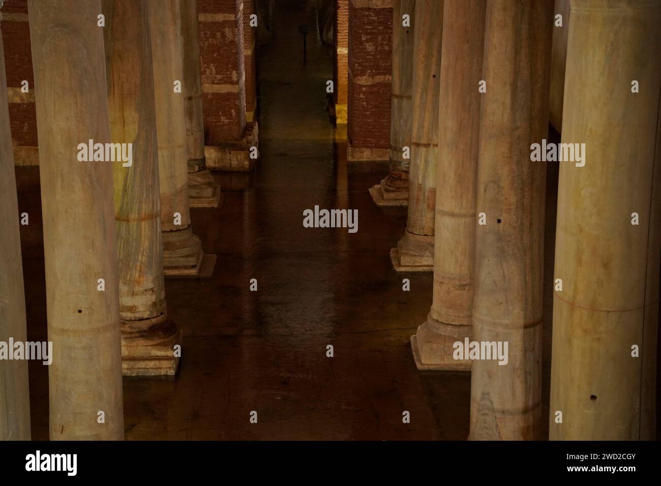 ISTANBUL, TURKEY - JANUARY 9, 2024: Basilica Cistern of Istanbul, the ...