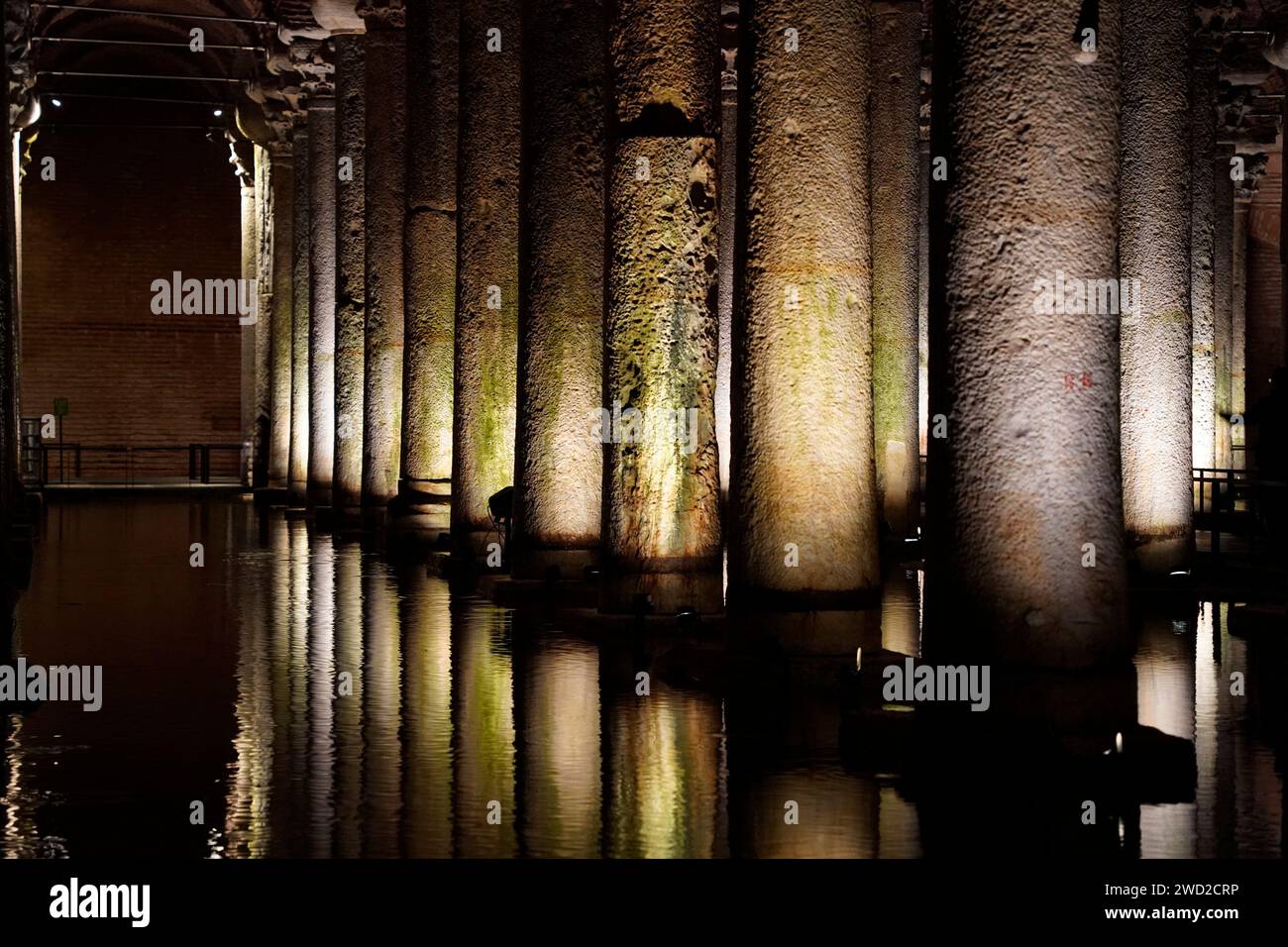 ISTANBUL, TURKEY - JANUARY 9, 2024: Basilica Cistern of Istanbul, the ...