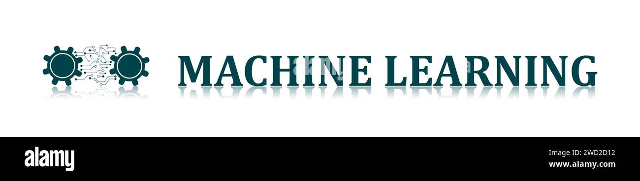 Illustration of a machine learning concept Stock Photo - Alamy