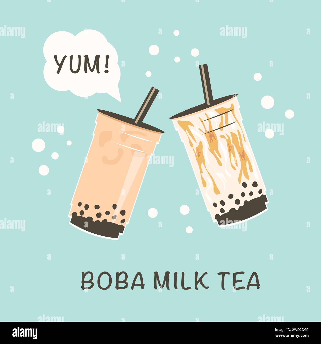 Milk tea restaurant hong kong Stock Vector Images - Alamy