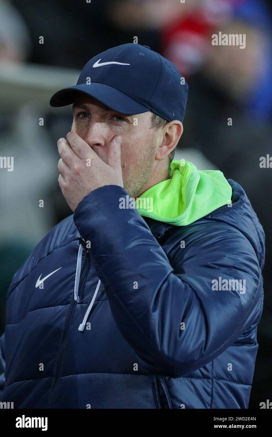 Interim Manager of Sunderland, Mike Dodds - Sunderland v Leeds United ...