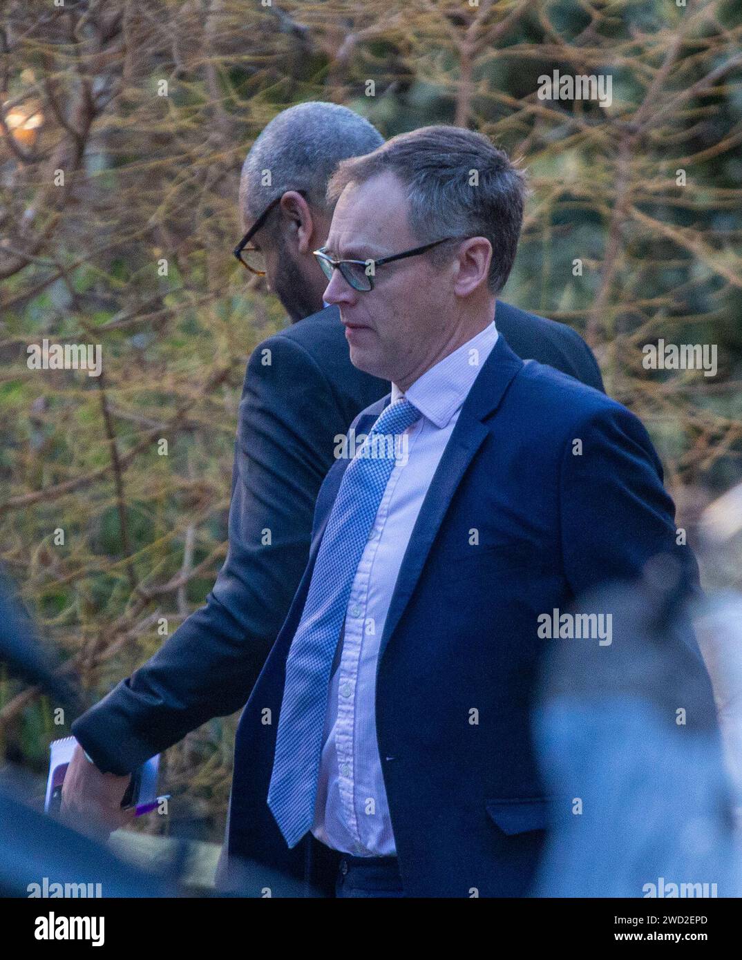 London, England, UK. 18th Jan, 2024. Home Secretary JAMES CLEVERLY and ...