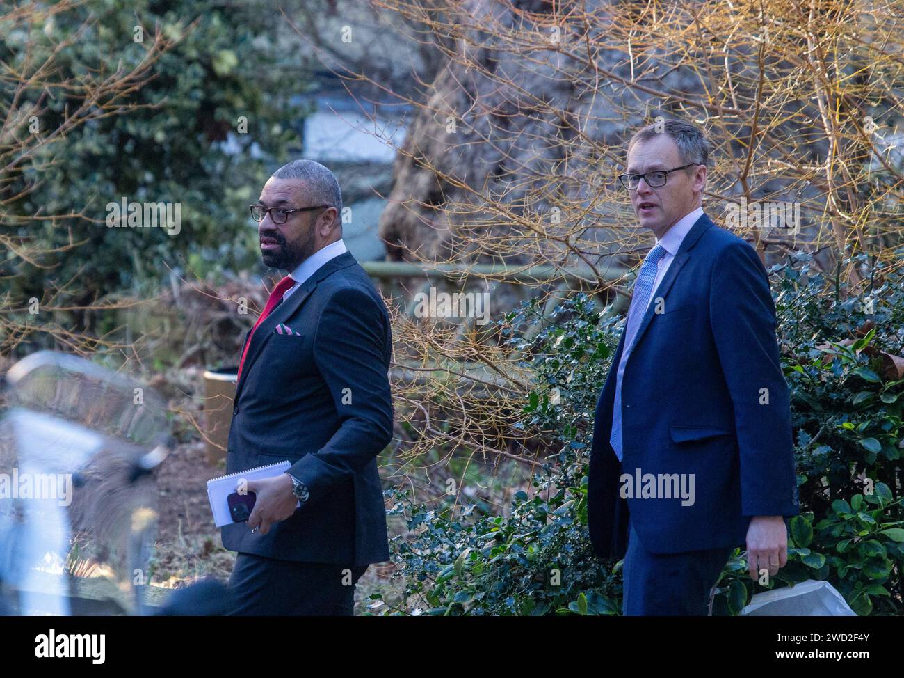London, England, UK. 18th Jan, 2024. Home Secretary JAMES CLEVERLY and ...