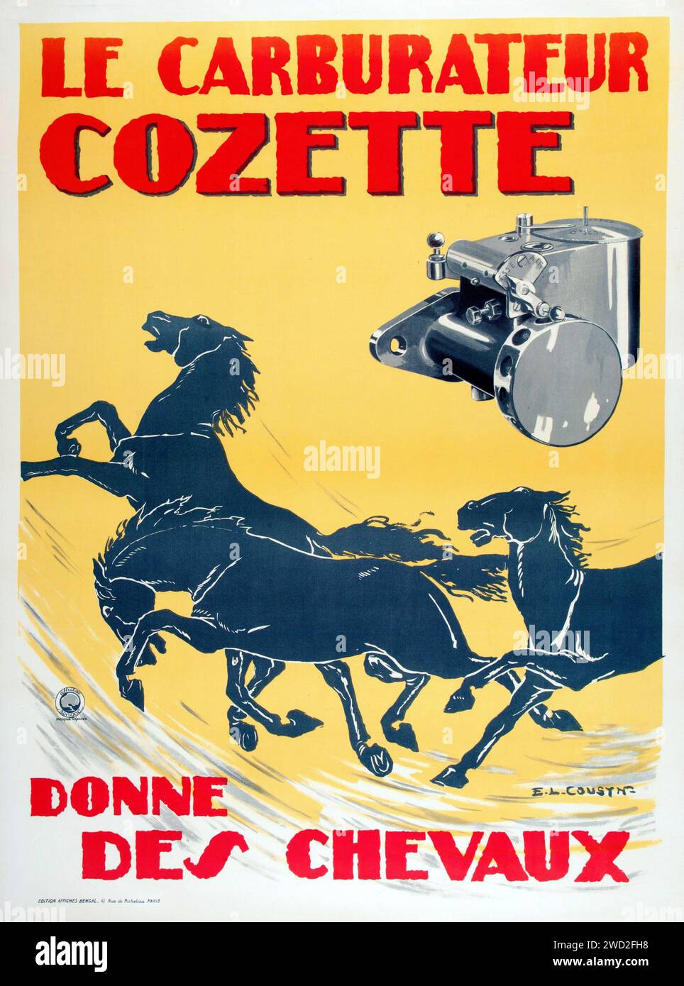 La Carburateur Cozette, Donne Des Chevaux - E.L. Cousyn (1895-1929 ...
