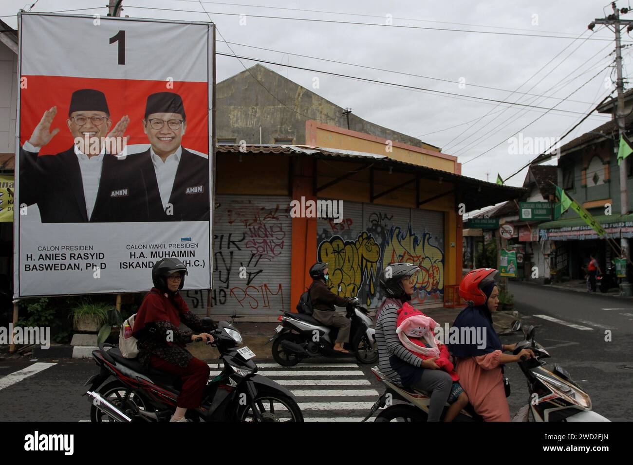 January 18, 2024, Yogyakarta, Special Region Of Yogyakarta, Indonesia ...