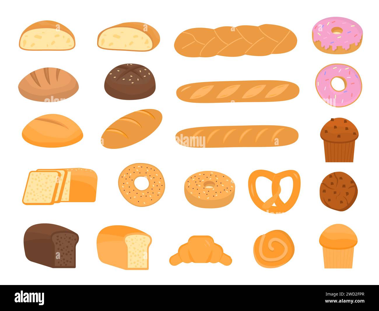 Whole wheat ciabatta Stock Vector Images - Alamy