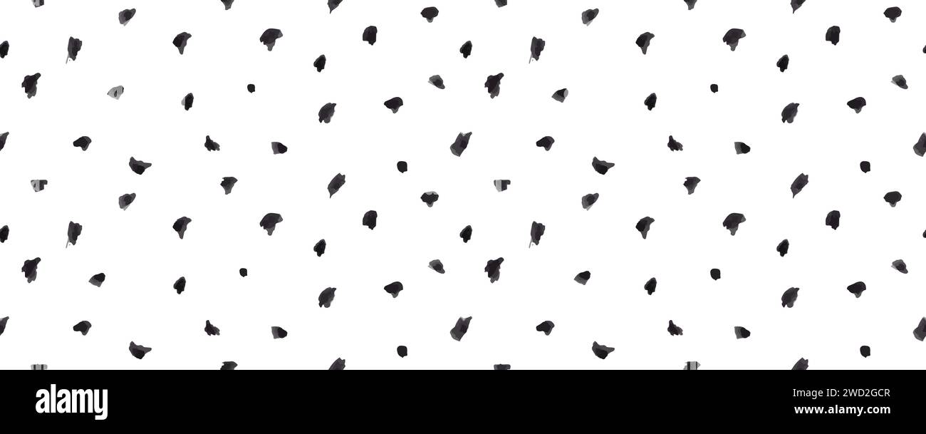 Dash pattern on white background. Wrapping paper with small black dots ...