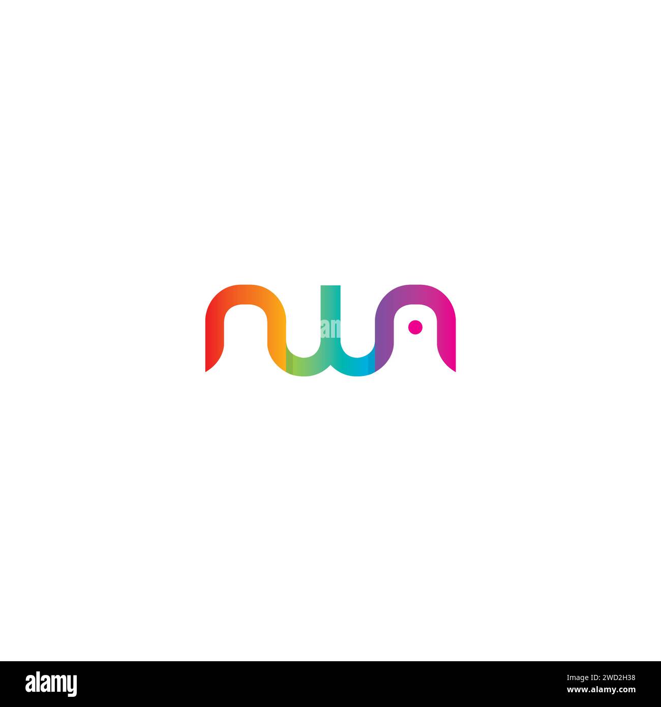 NWA Logo Simple and Modern Design Stock Vector Image & Art - Alamy