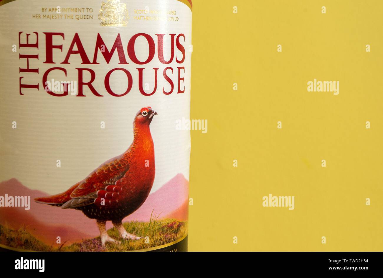 Famous grouse whisky bottle hi-res stock photography and images - Alamy