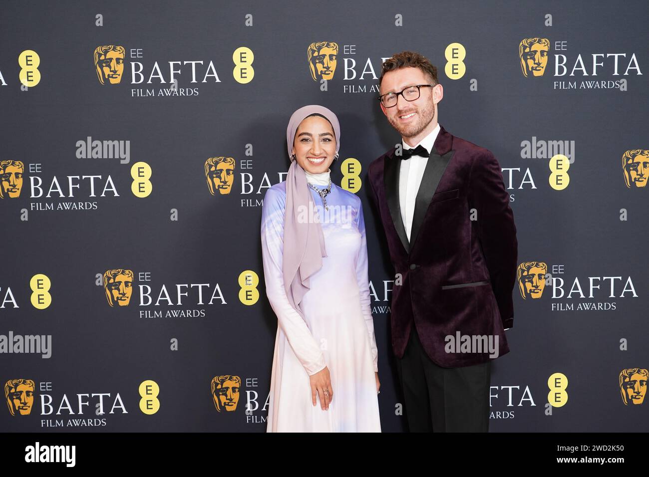 TikTok hosts Zainab and Ali Plumb during the nominations for the EE ...