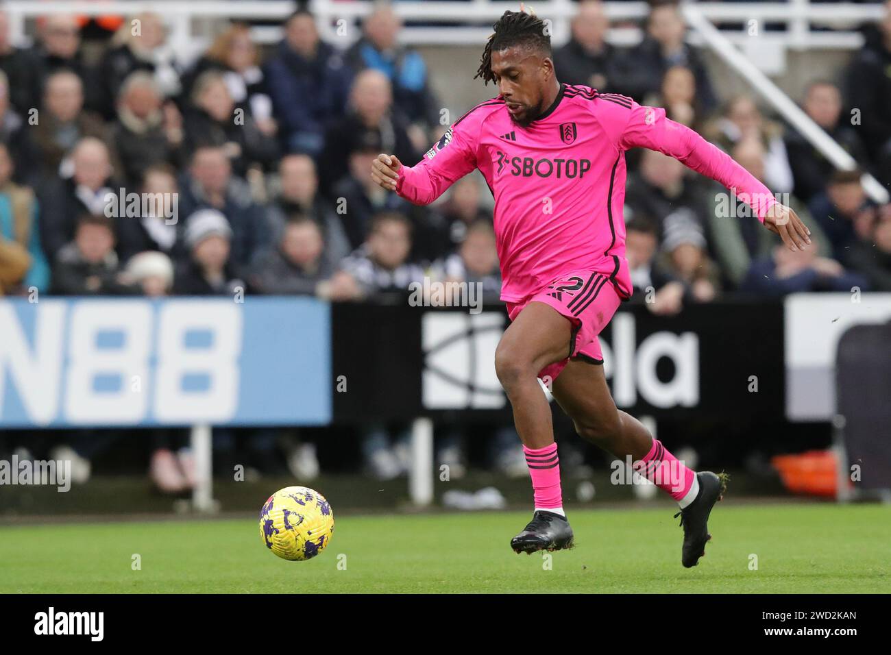 Alex Iwobi of Fulham - Newcastle United v Fulham, Premier League, St ...