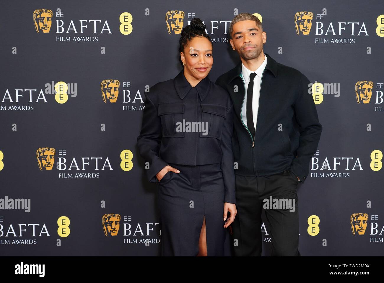 Naomi Ackie and Kingsley Ben-Adir during the nominations for the EE ...