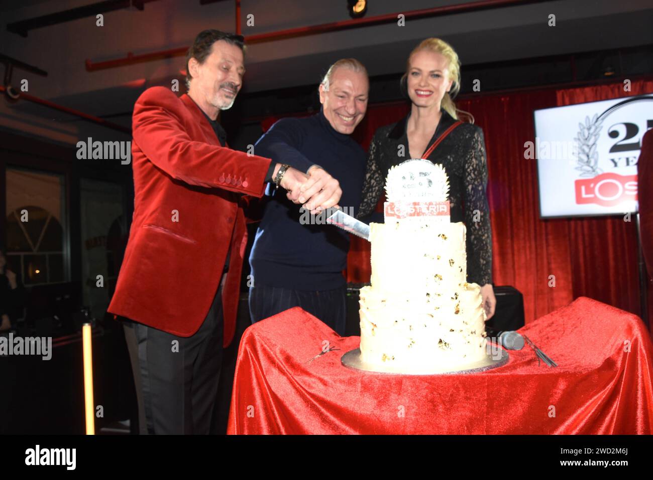 Klaus Rader und Friedemann Findeis L. Osteria Mitbegruender Franziska ...