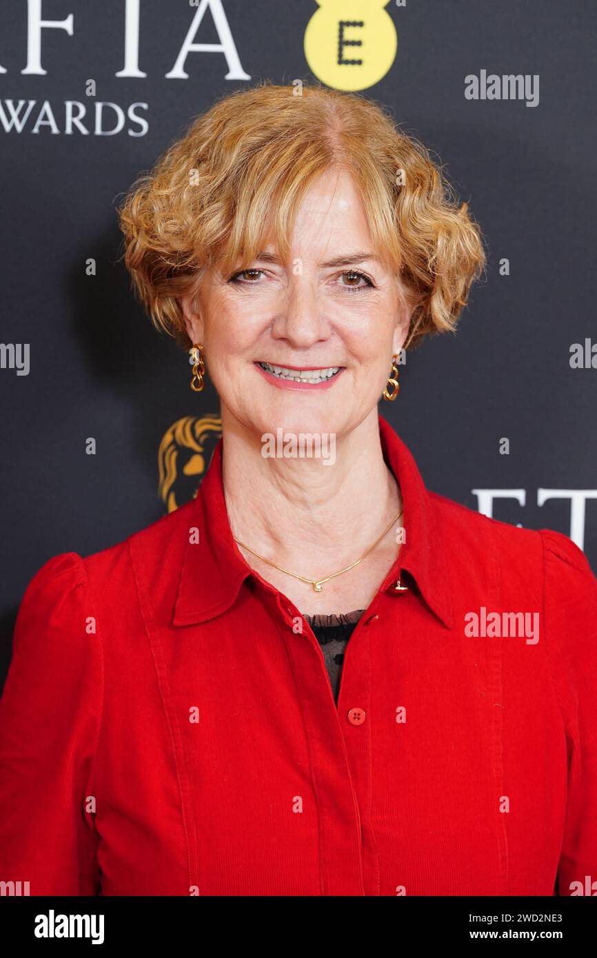 Sara Putt, Chair of BAFTA during the nominations for the EE Bafta Film ...