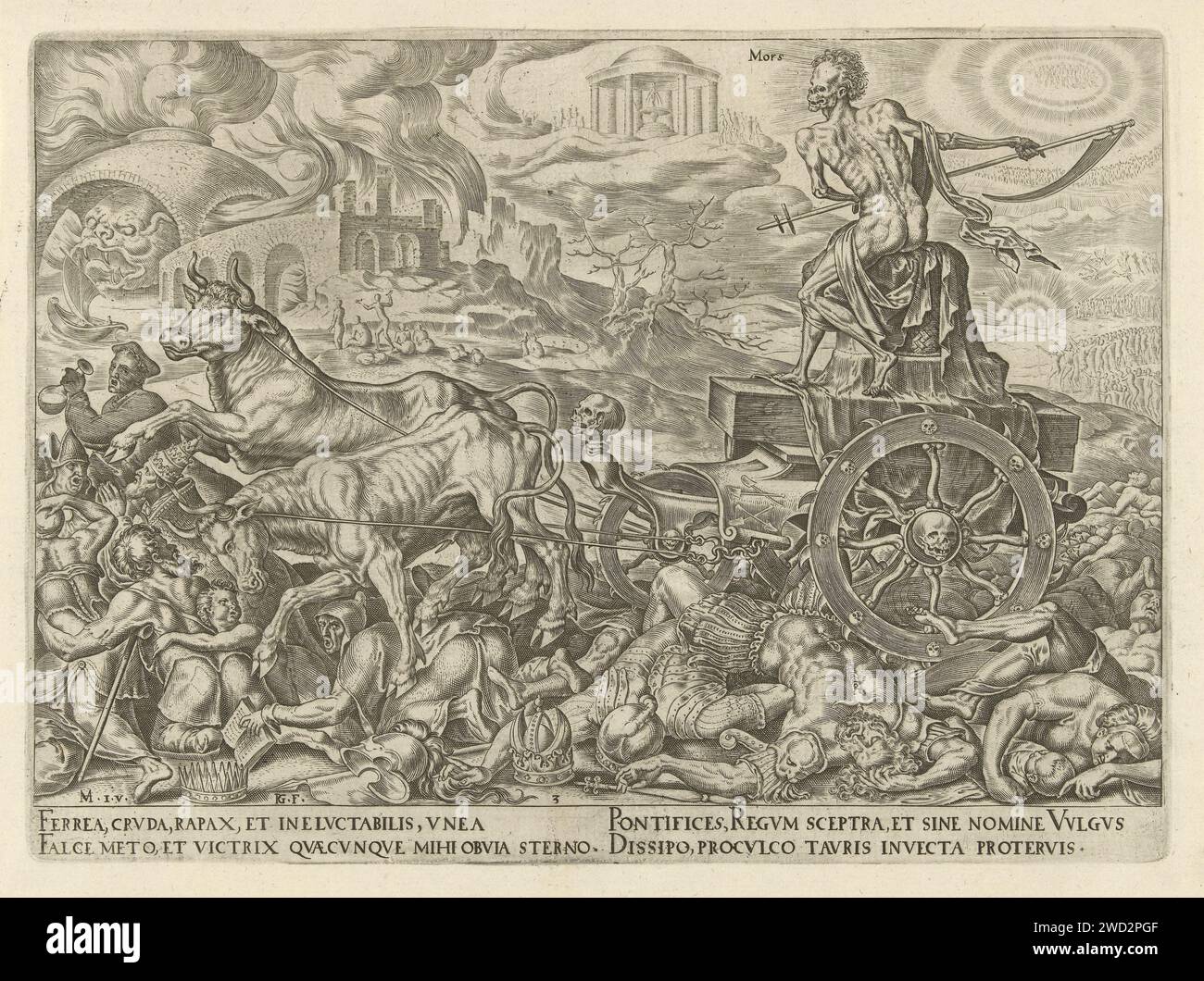 Triumph of death, Philips Galle, After Maarten van Heemskerck, c. 1565 ...
