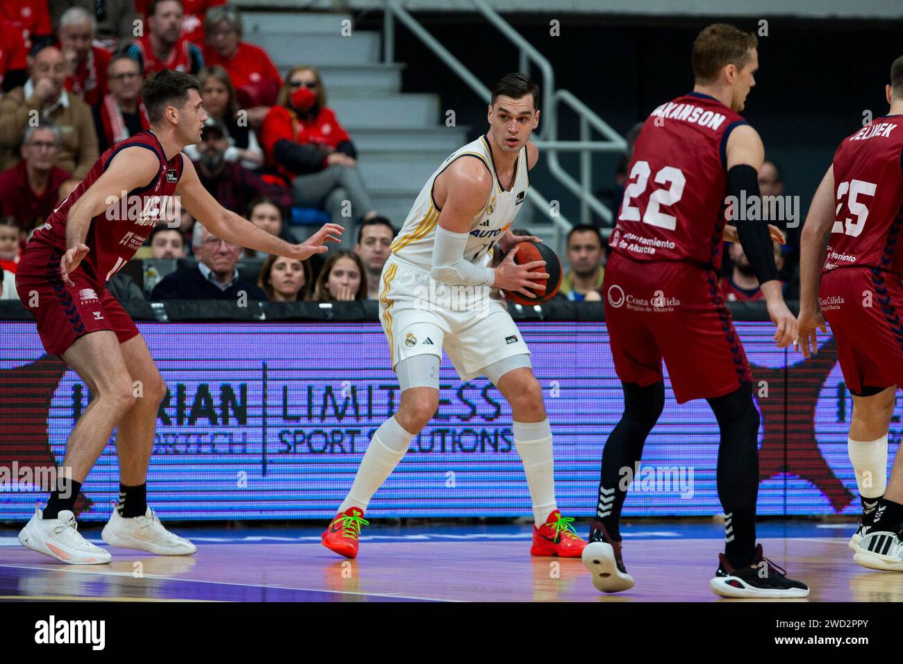 Mario Hezonja Croatian forward, Real Madrid Basket player, during the ...