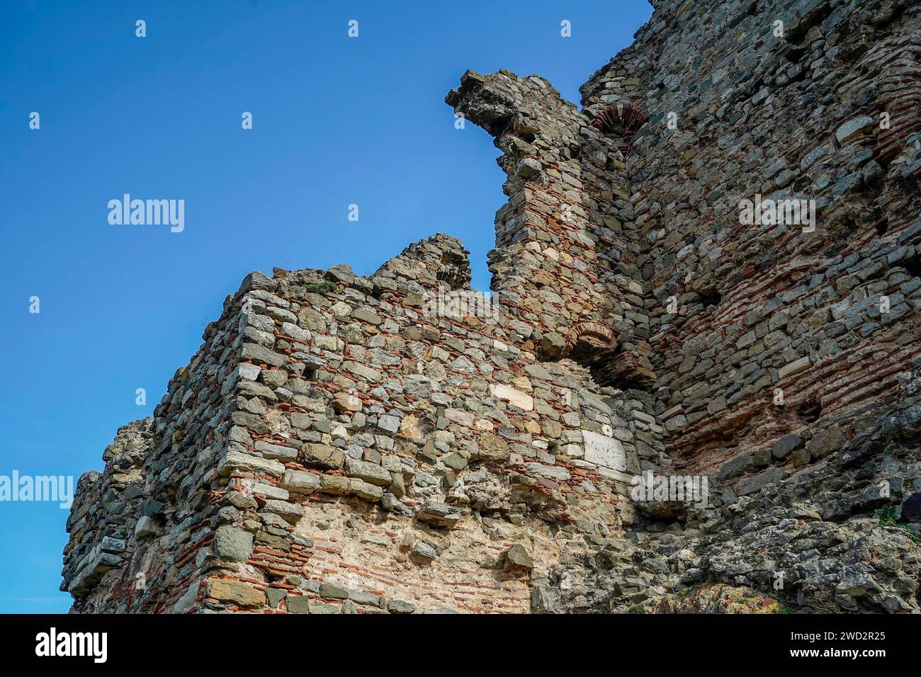 Fortress Ruins of Yoros Castle, Yoros Kalesi, or Genoese Castle, an ...