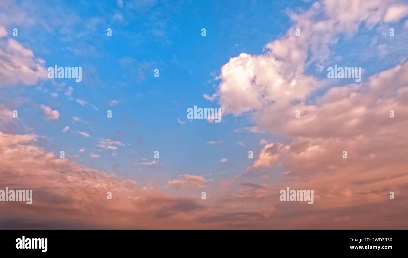 nice sunrise goldish clouds on the sky bg - photo of nature Stock Photo ...