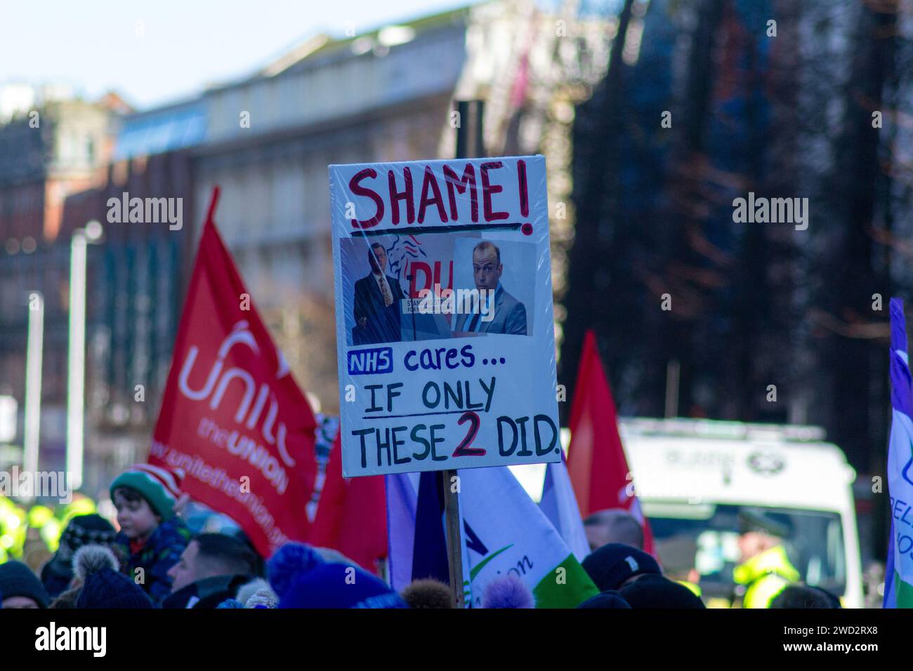 Northern ireland strike 2024 hi-res stock photography and images - Alamy