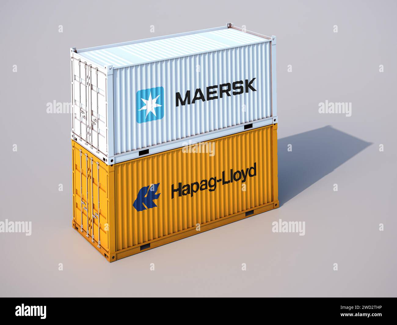 Maersk shipping container hi-res stock photography and images - Alamy