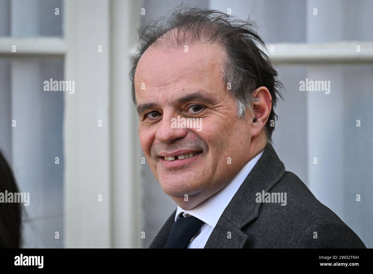 Paris, France. 18th Jan, 2024. French Prime Minister's Chief Of Staff Emmanuel Moulin arrives at ...