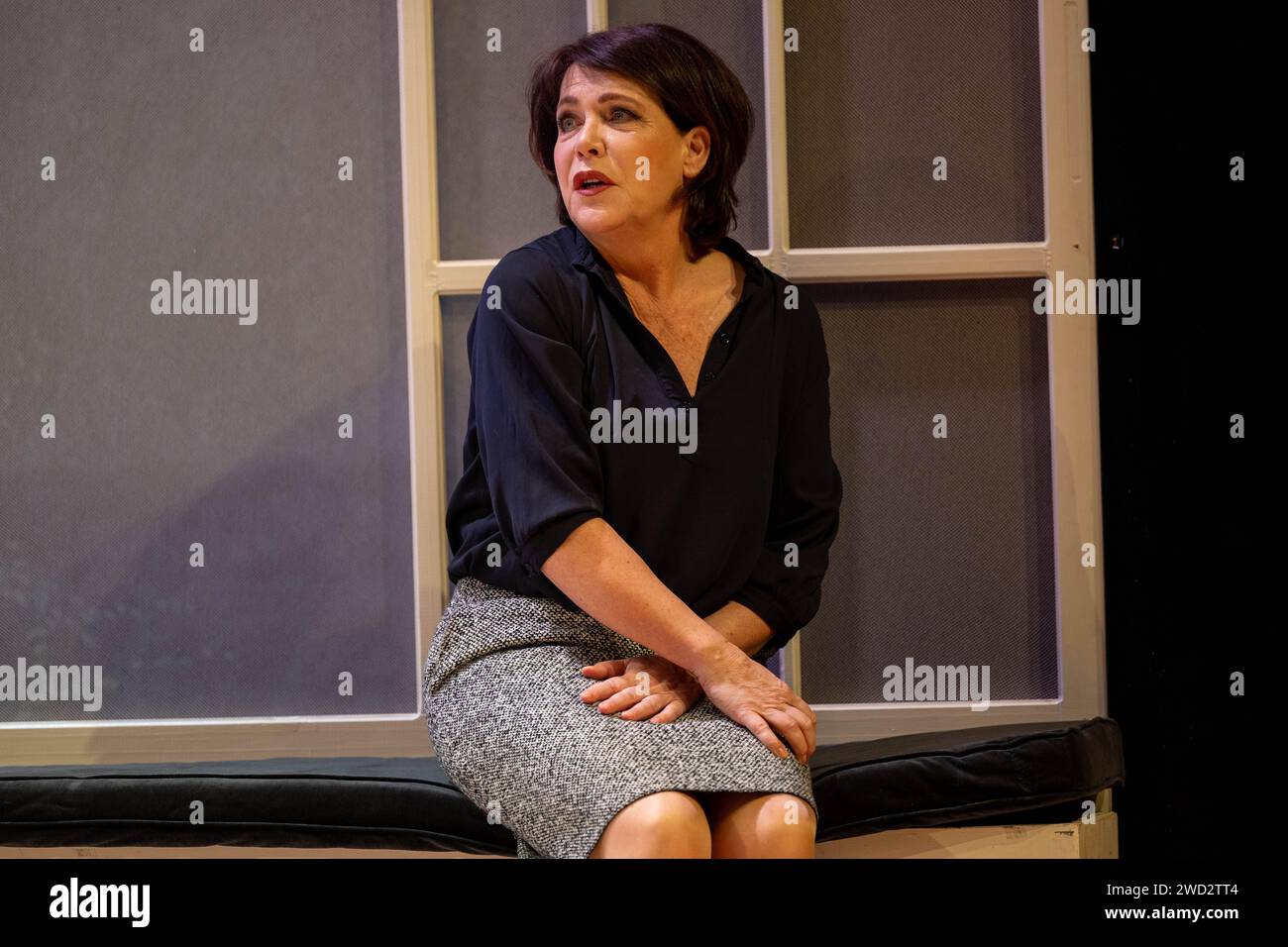 Janina Hartwig Das Huhn auf dem Rücken, , am 17.01.2024 in Berlin ...