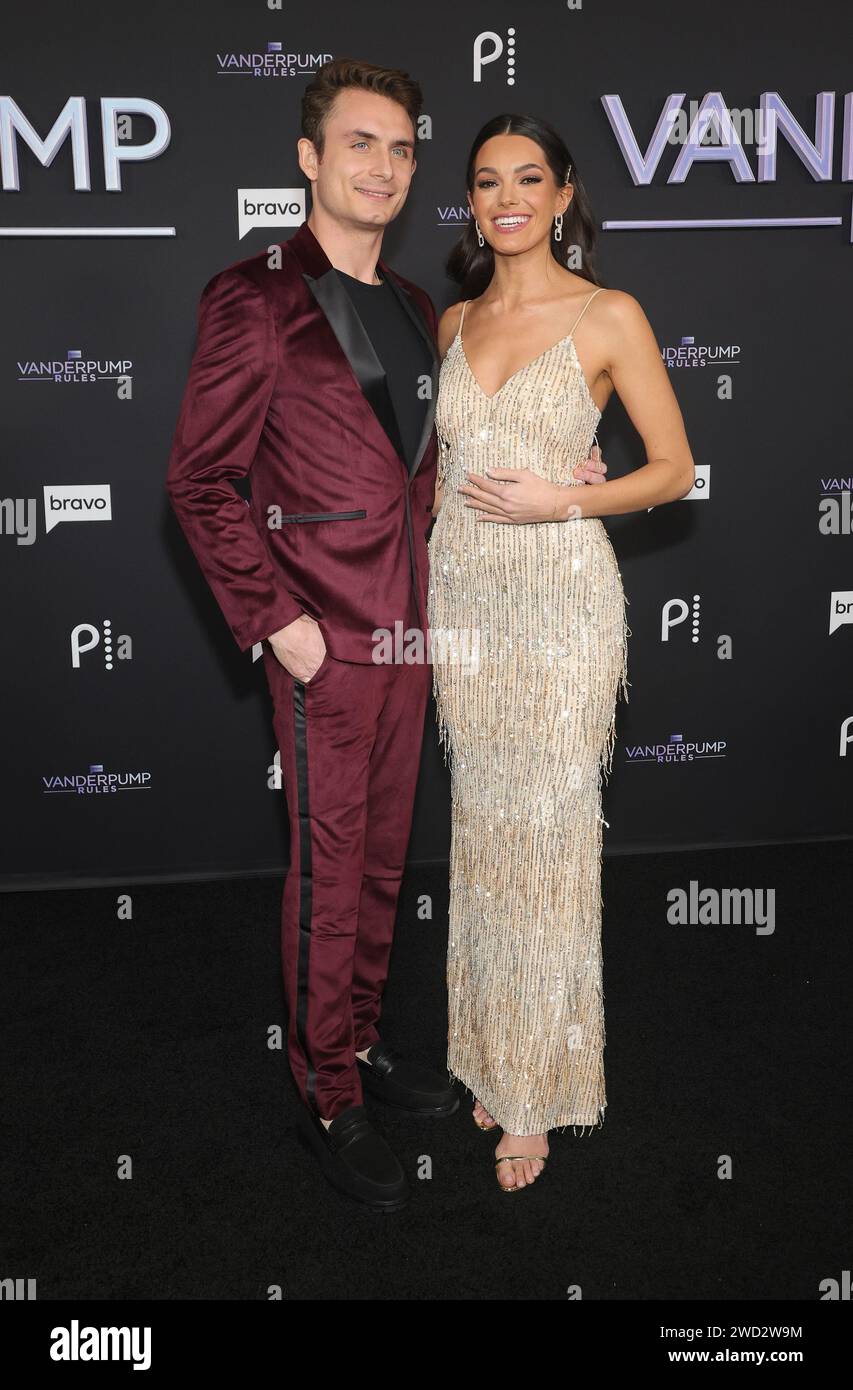Los Angeles, Ca. 17th Jan, 2024. James Kennedy, Ally Lewber at the ...