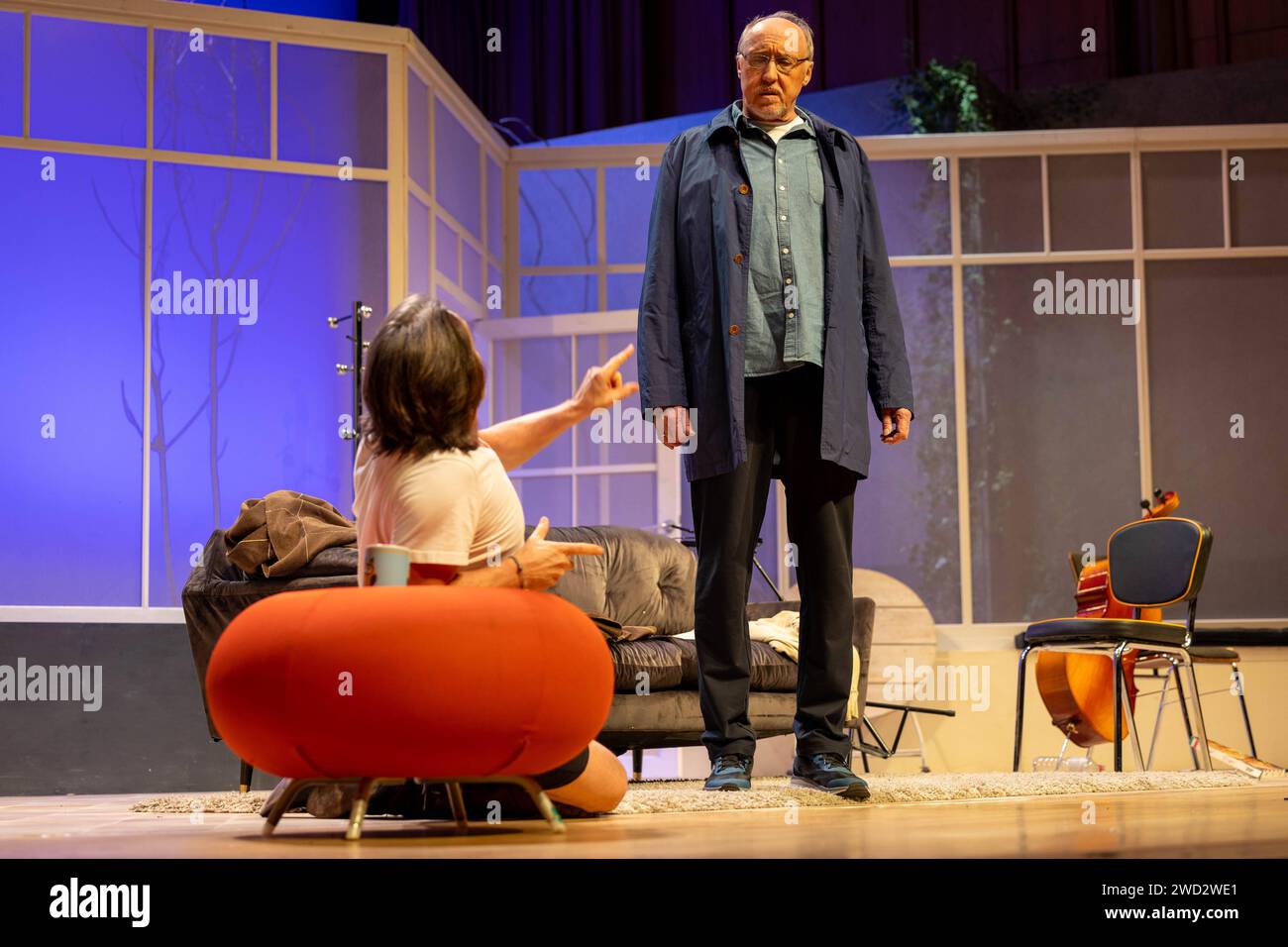 Harald Effenberg, Sebastian Goder Das Huhn auf dem Rücken, , am 17.01. ...