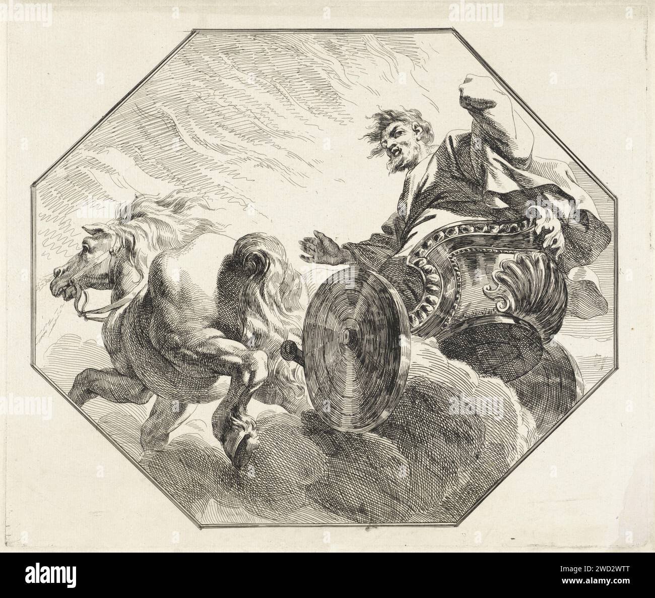 Ascension of Elia, Jacob de Wit, after Peter Paul Rubens, 1705 - 1754 ...