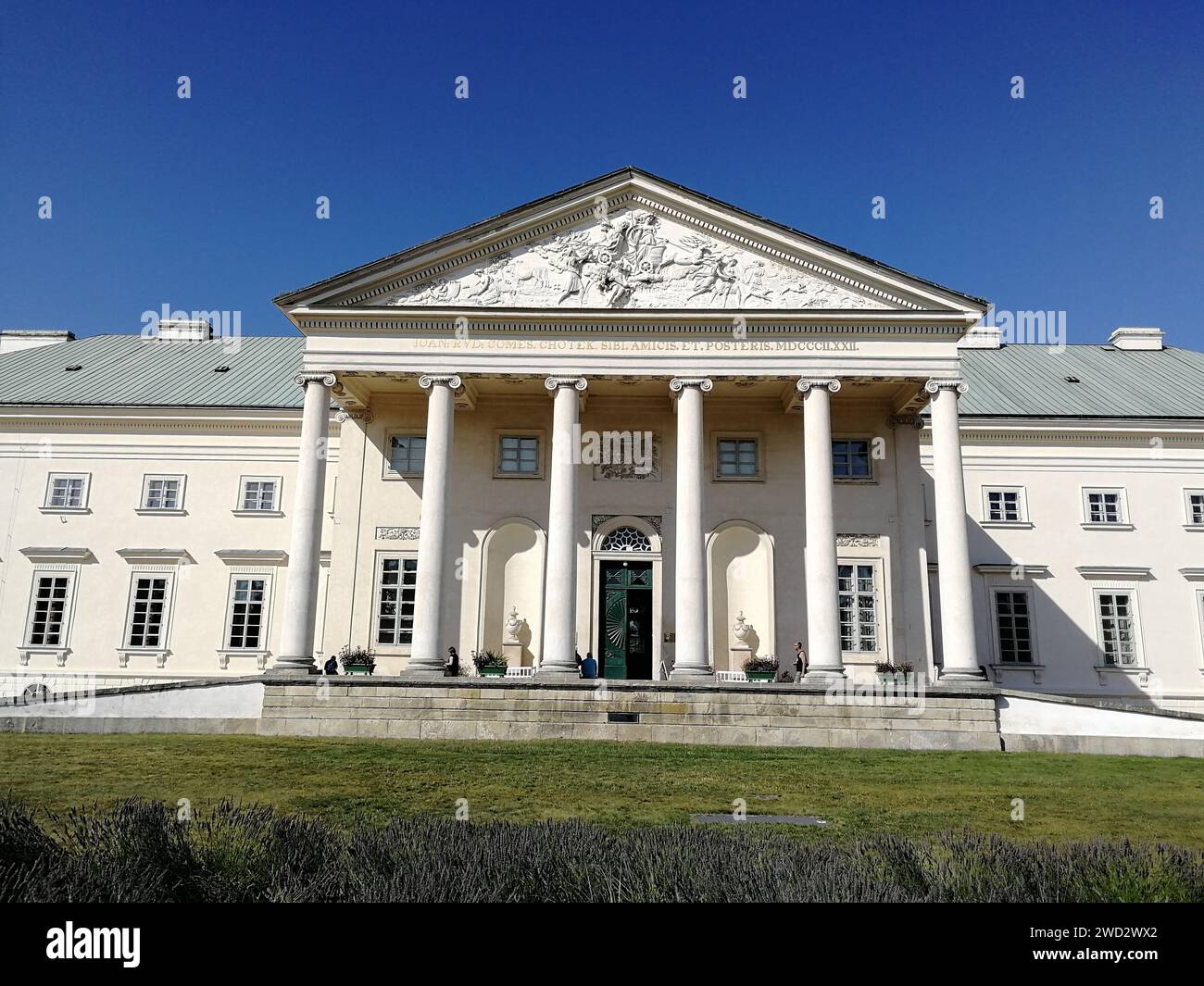 Kacina castle is a significant Empire style castle in Svaty Mikulas in ...
