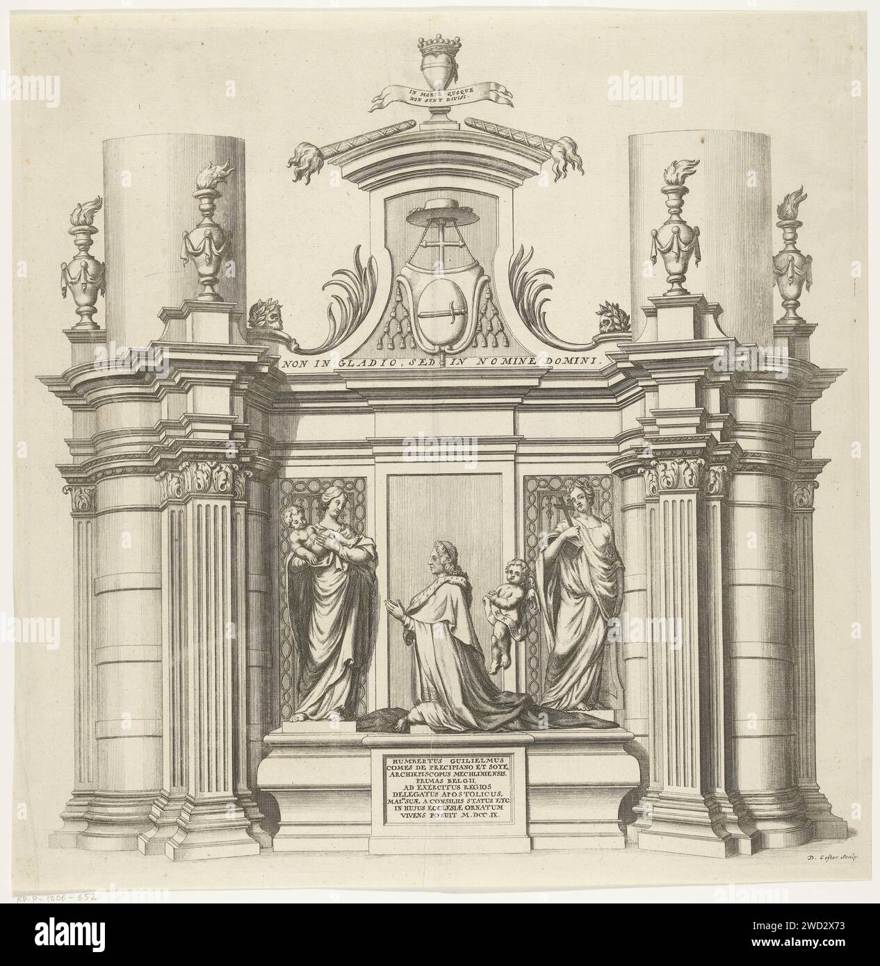 Graftombe for Humbert -Guillaume de Precipiano, Archbishop van Mechelen ...