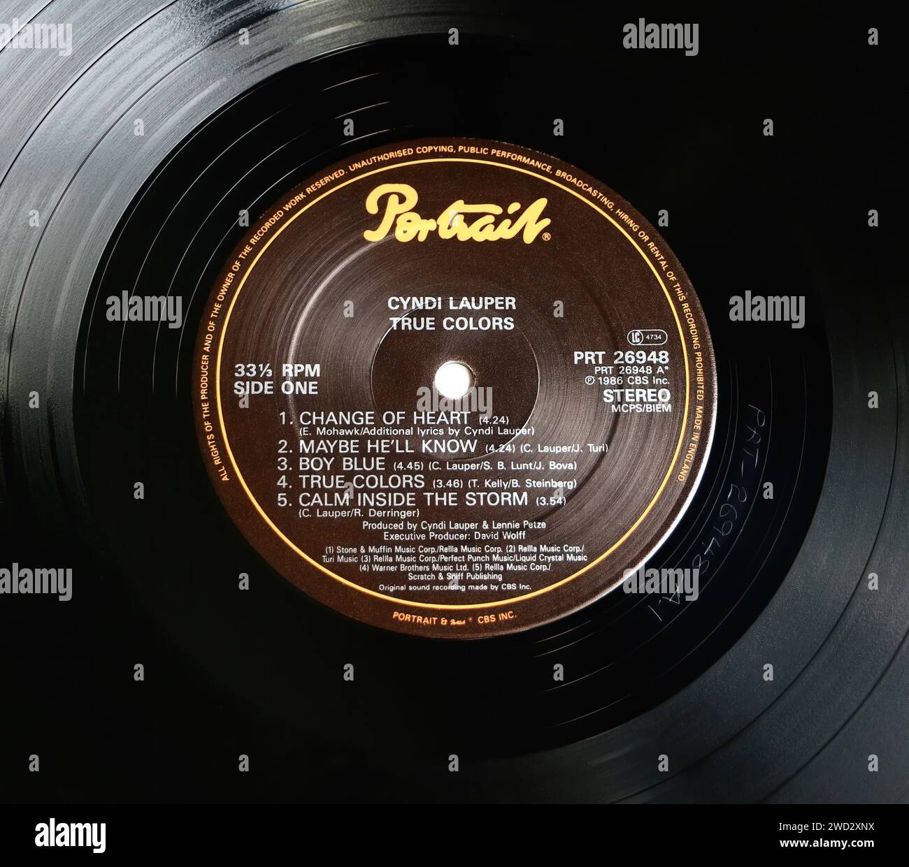 Label cbs lp 33 record hi-res stock photography and images - Alamy