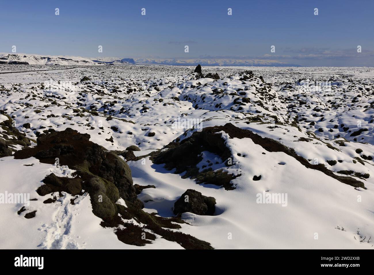 The Eldhraun is a lava flow formed during the eruption of Laki in 1783 ...