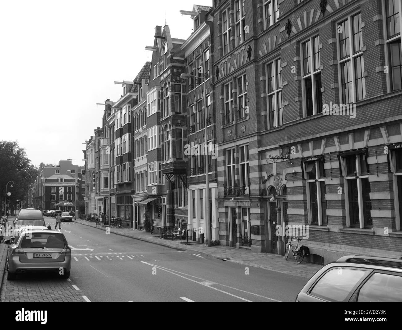 Amsterdam Impressions in black and white Stock Photo - Alamy