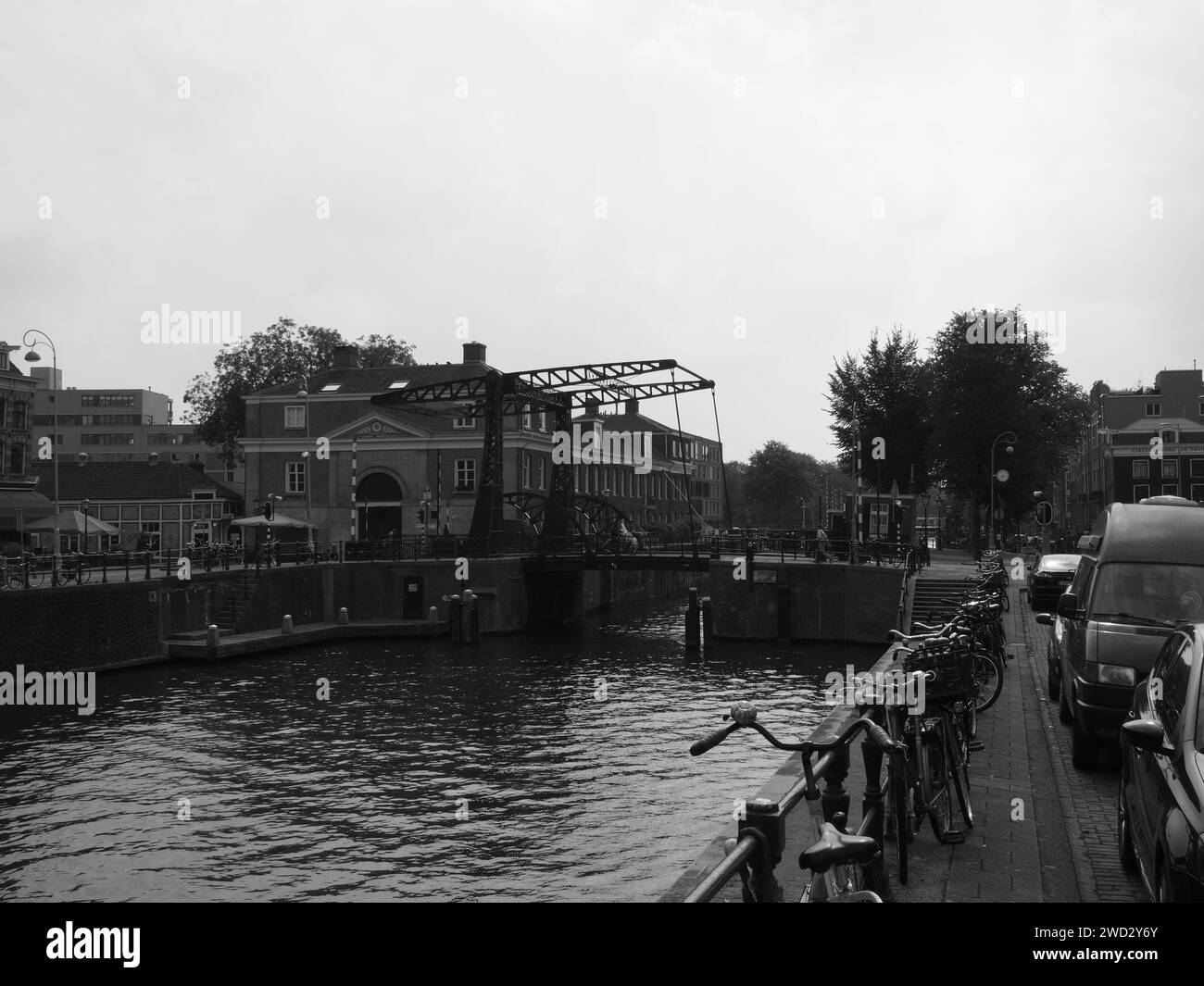 Amsterdam Impressions in black and white Stock Photo - Alamy
