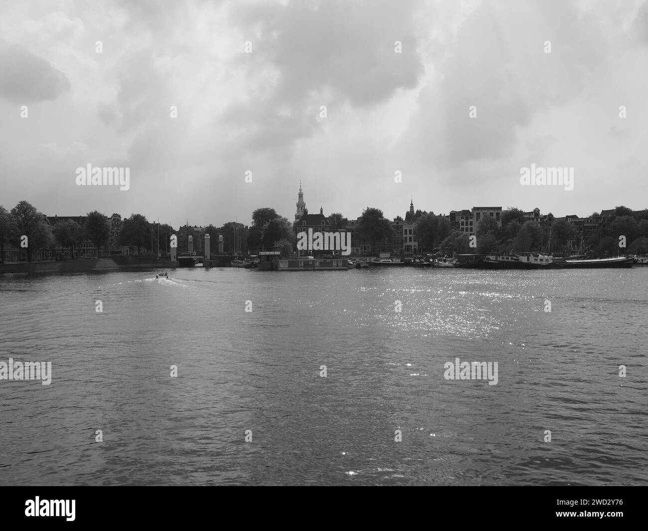 Amsterdam Impressions in black and white Stock Photo - Alamy