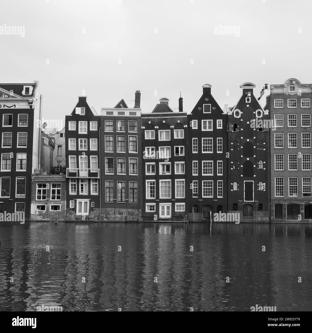 Amsterdam canal bridge night Black and White Stock Photos & Images - Alamy