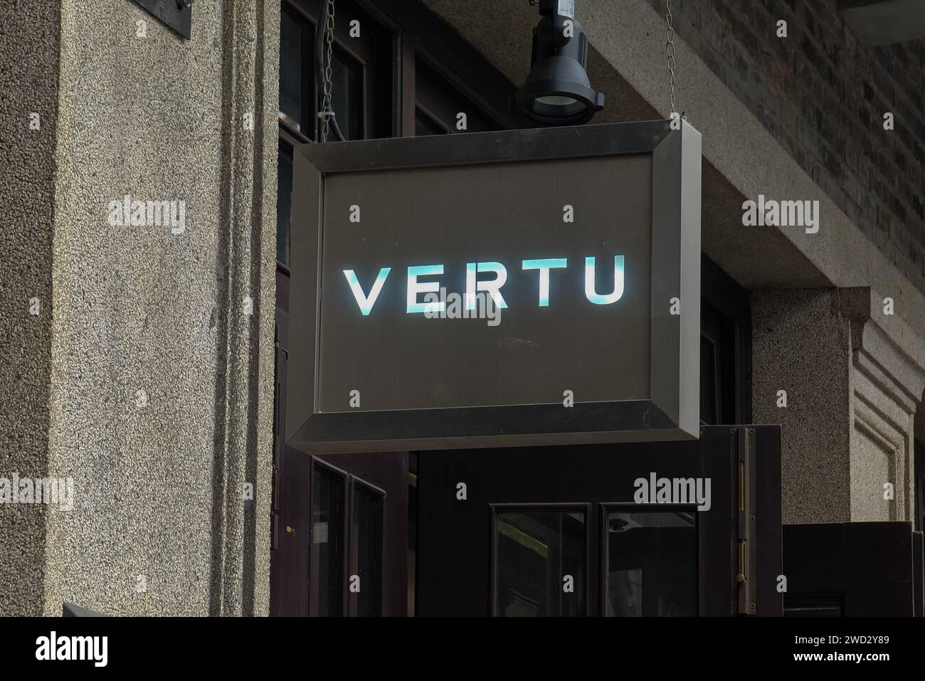 SHANGHAI, CHINA - JANUARY 18, 2024 - The high-end luxury mobile phone ...