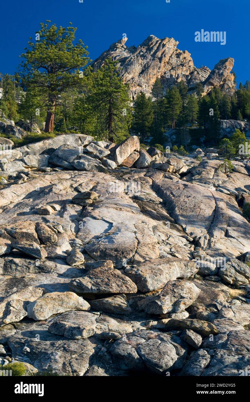 Granite outcrop at the Balls, Sierra Vista National Scenic Byway ...