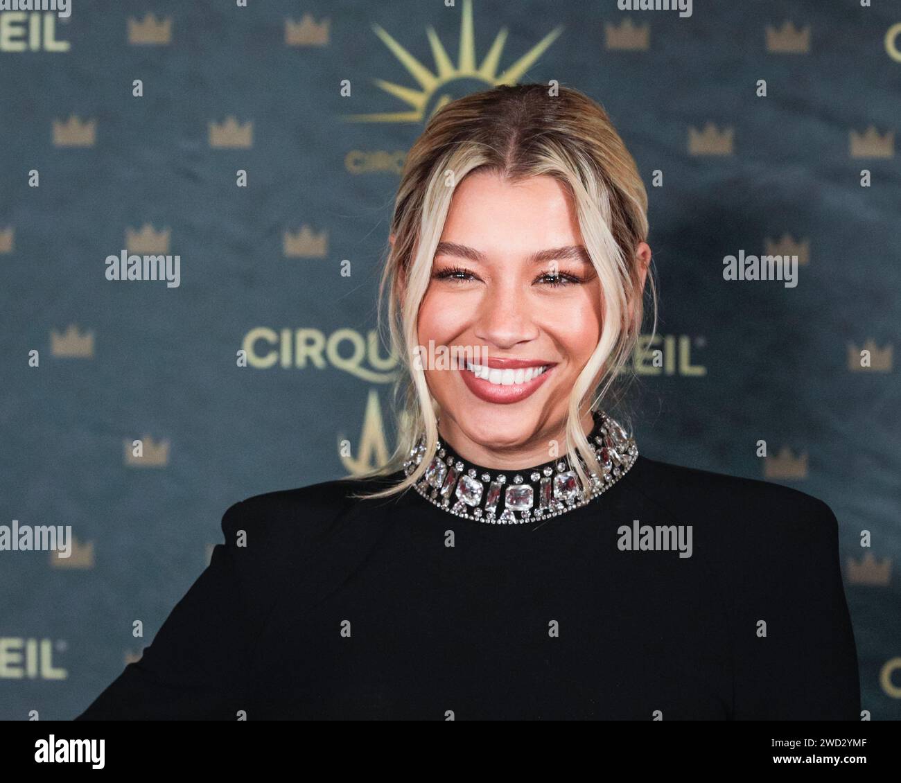 London, UK. 17th Jan, 2024. Molly Rainford arriving for the European ...