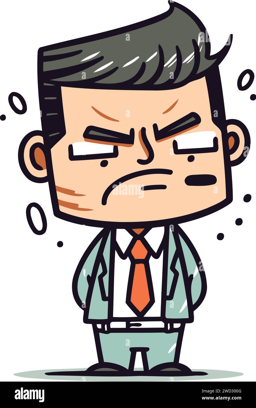 Angry cartoon character hi-res stock photography and images - Alamy