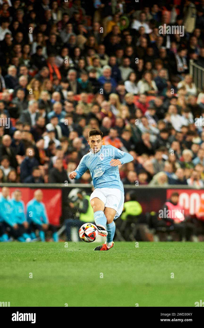 Fran Beltran RC Celta Vigo in action during the Eighth of final of the ...