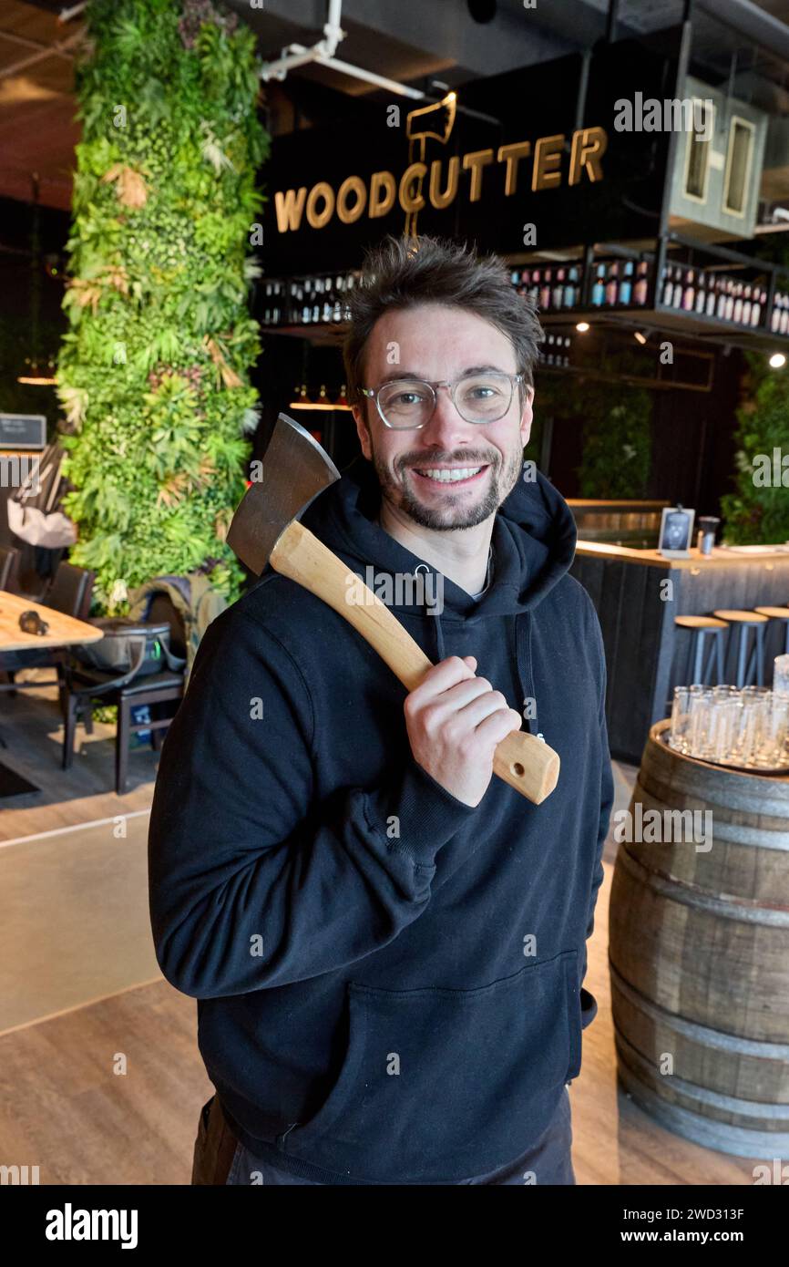 Hamburg, Germany. 18th Jan, 2024. Romain Félix, founder from Belgium ...