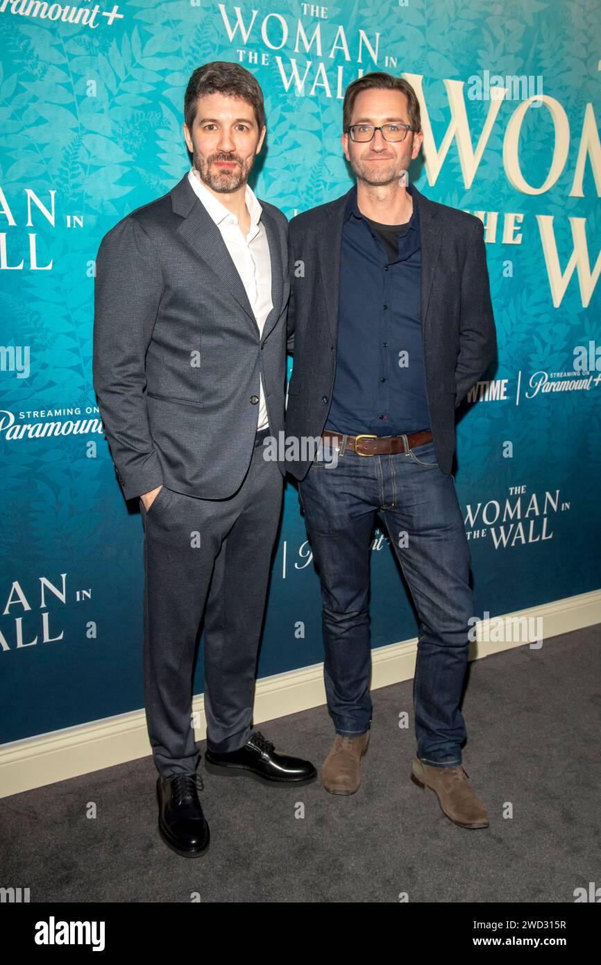 New York, United States. 17th Jan, 2024. Joe Murtagh and Simon Maxwell ...