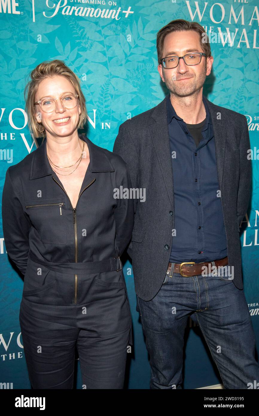 New York, United States. 17th Jan, 2024. Harriet Creelman and Simon ...
