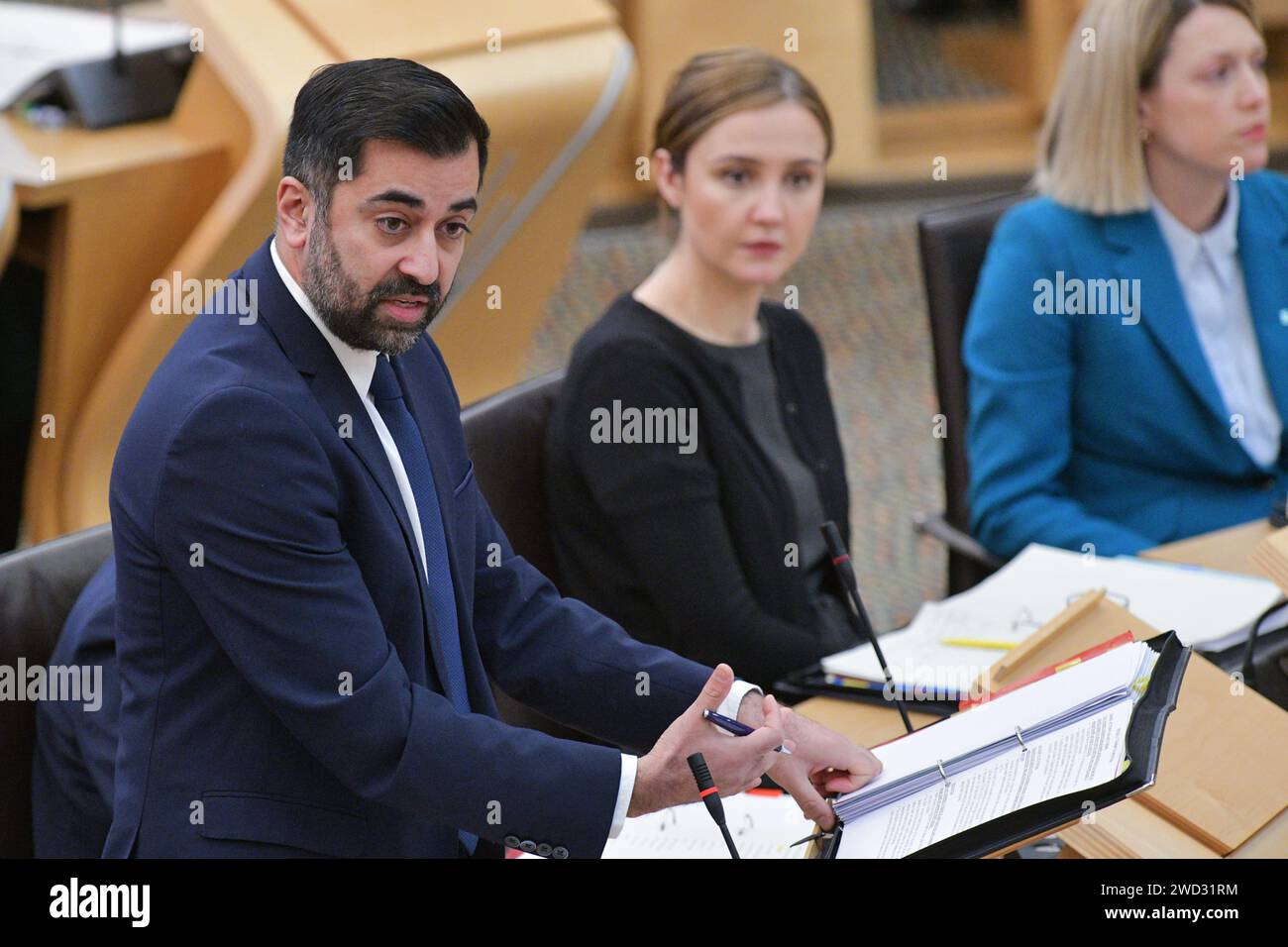 Edinburgh Scotland, UK 18 January 2024. First Minister of Scotland ...